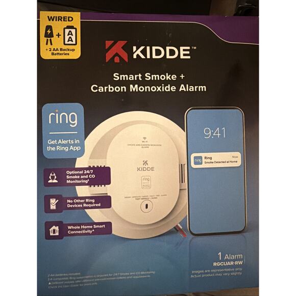 Kidde | Other | Kidde Smart Smoke And Carbon Monoxide Detector Ring App ...